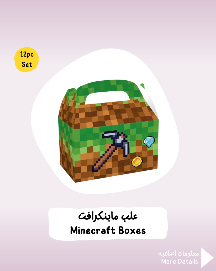 Minecraft Boxes – Velvet Party Store