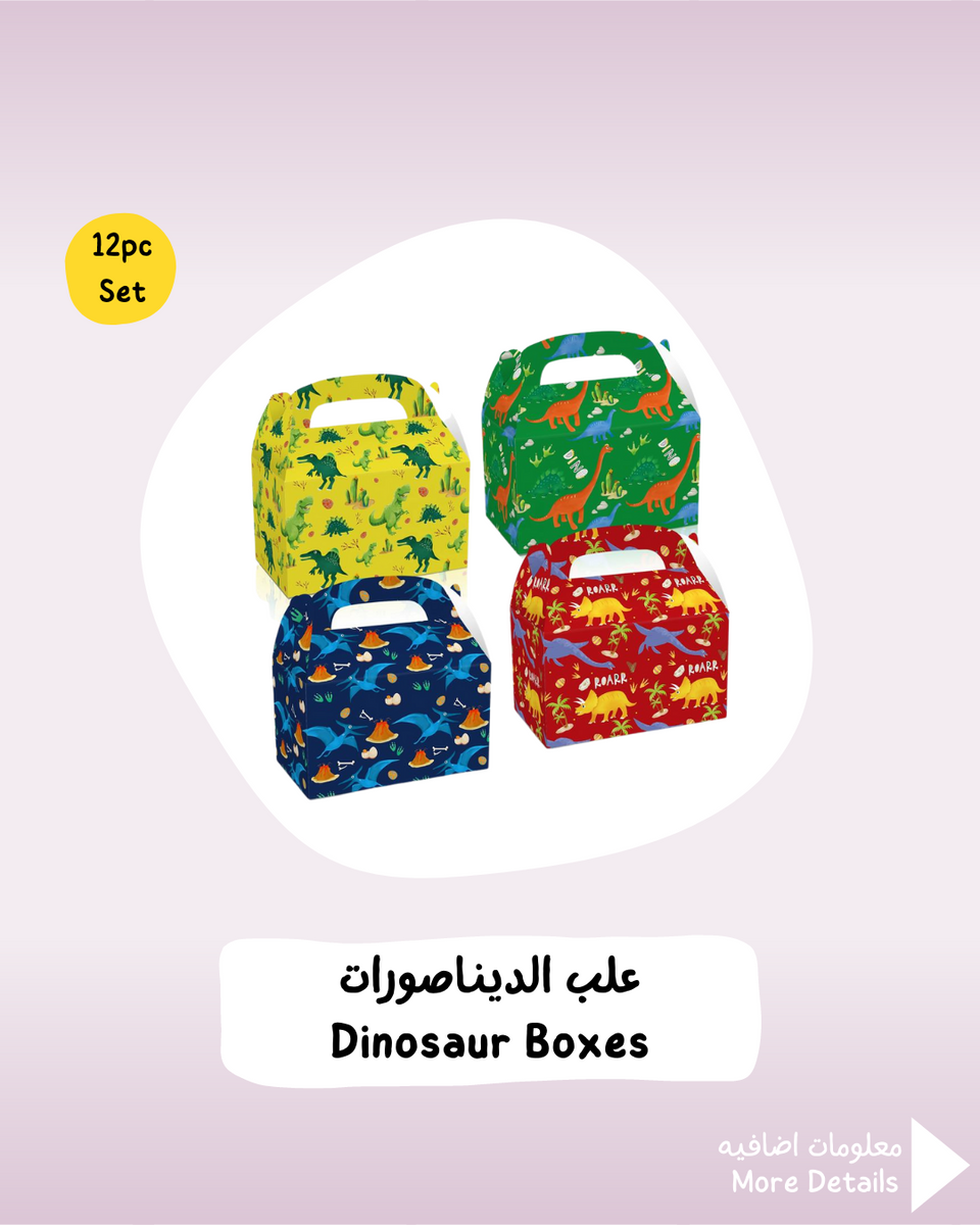 Dinosaur Boxes – Velvet Party Store